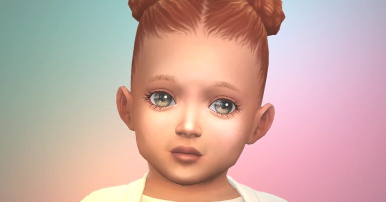 Sims 4 Eyelashes CC | Toddler, Male, Female, & Maxis Match