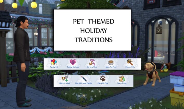 Sims 4 Pet Mods - Cats and Dogs Pet Mod and CC