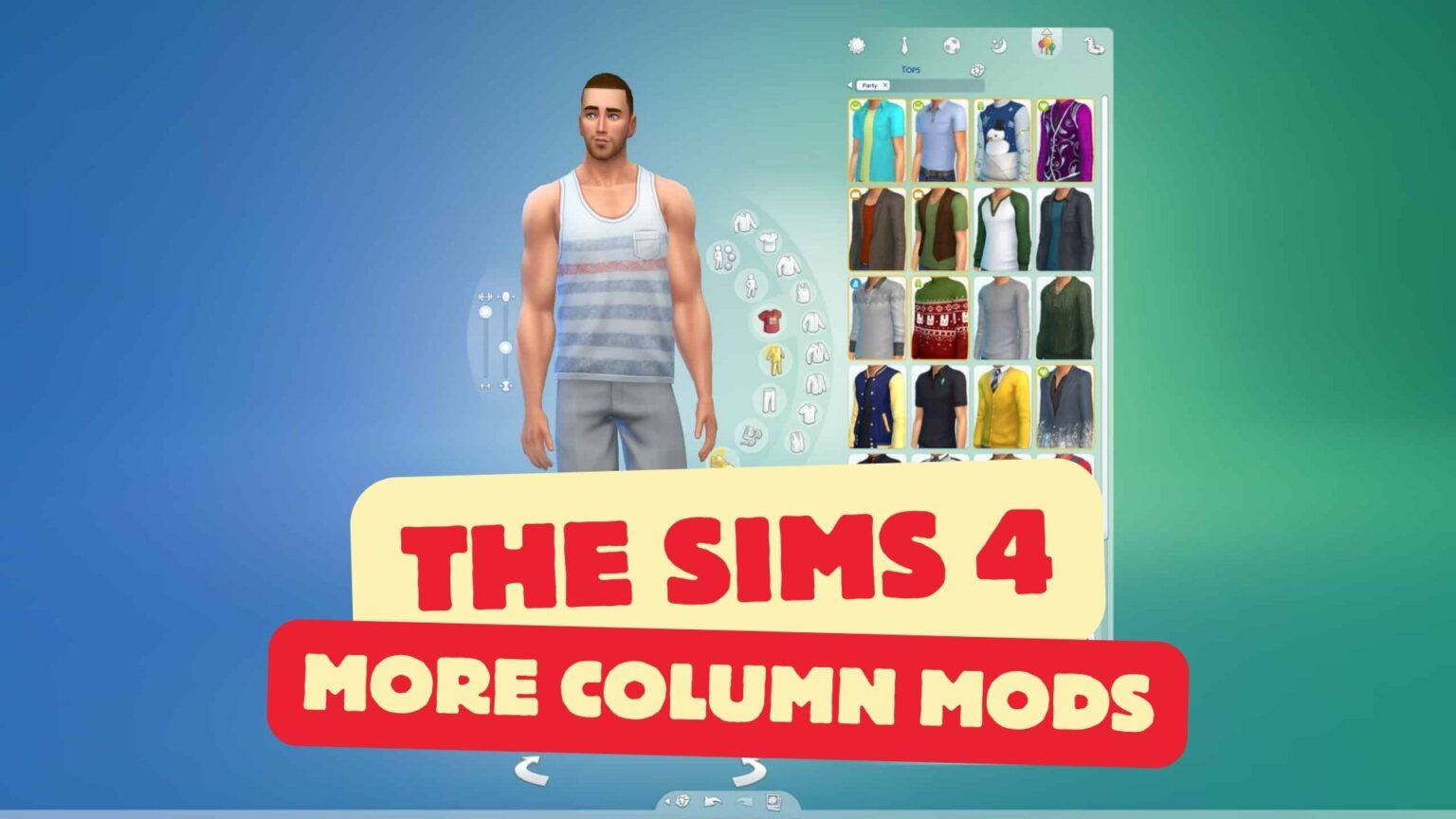 Sims 4 More Columns Mod | 3, 4, and 5 Column Mod