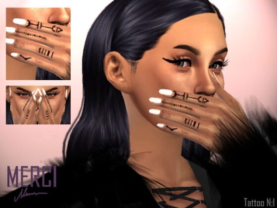 200+ Sims 4 Tattoo CC Pack Collection - Full Body Tattoo Set