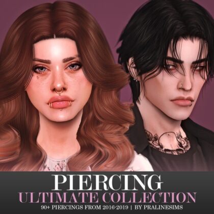 130+ Sims 4 Piercing CC: Face, Lips, Eyebrow, Belly Button, & More