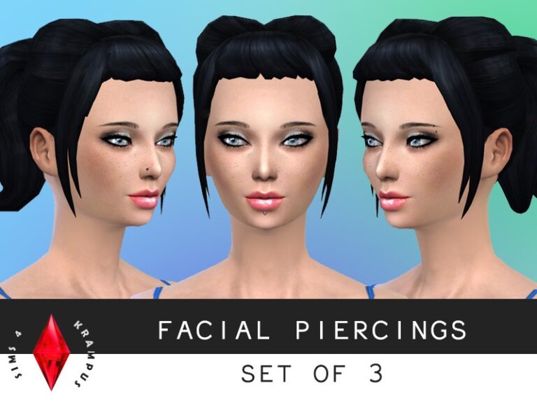 130+ Sims 4 Piercing CC: Face, Lips, Eyebrow, Belly Button, & More