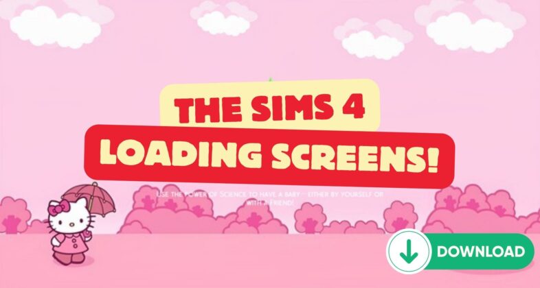 50+ Custom Sims 4 Loading Screen | Download Loading Screen