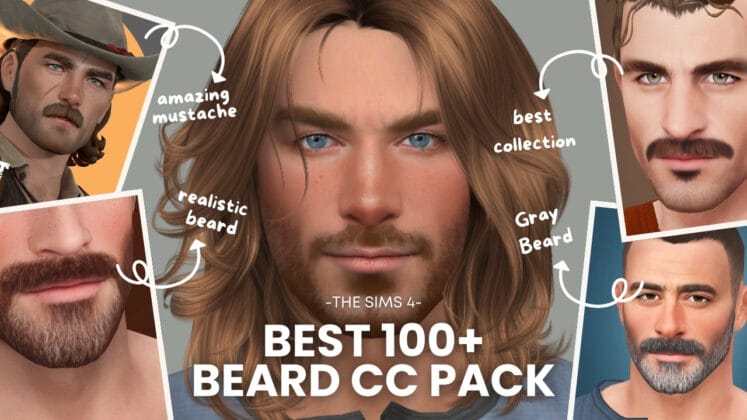 50+ Best Sims 4 Beard CC - Maxis Match Facial Hair