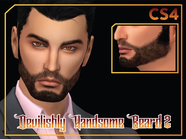 50+ Best Sims 4 Beard CC - Maxis Match Facial Hair