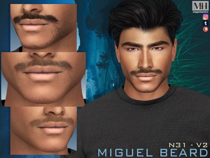 50+ Best Sims 4 Beard CC - Maxis Match Facial Hair