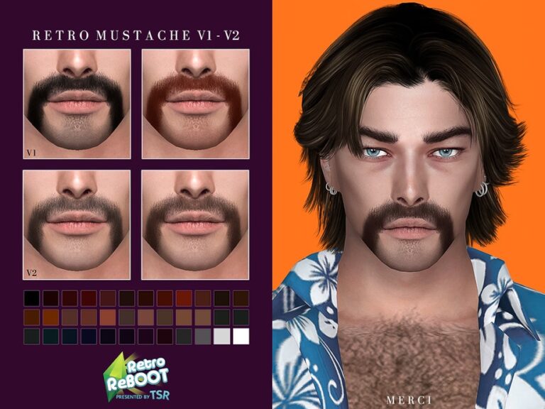 50+ Best Sims 4 Beard CC - Maxis Match Facial Hair
