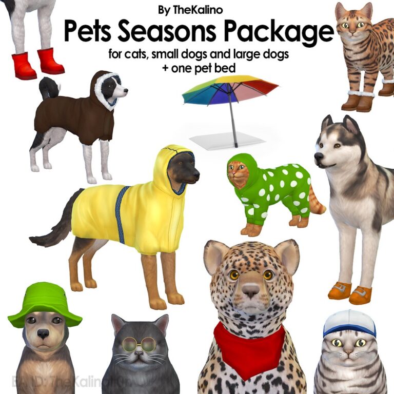 Sims 4 Pet Mods - Cats and Dogs Pet Mod and CC