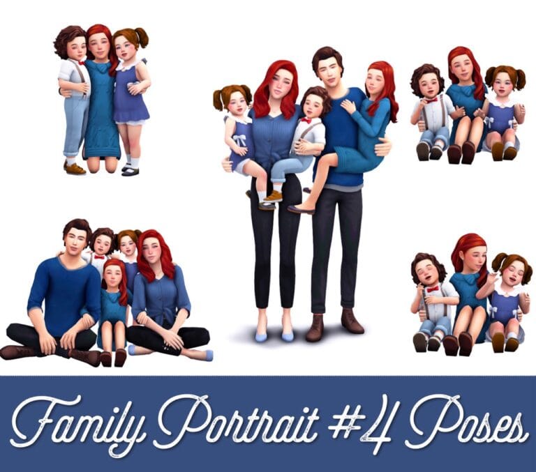 35+ Sims 4 Cute Family Poses to Create Unforgettable Memories