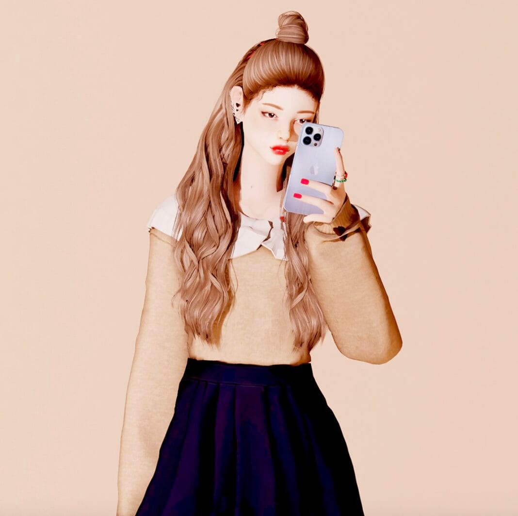 30+ Sims 4 Selfie Poses | Mirror Selfie, Couple Selfie, Family Selfie