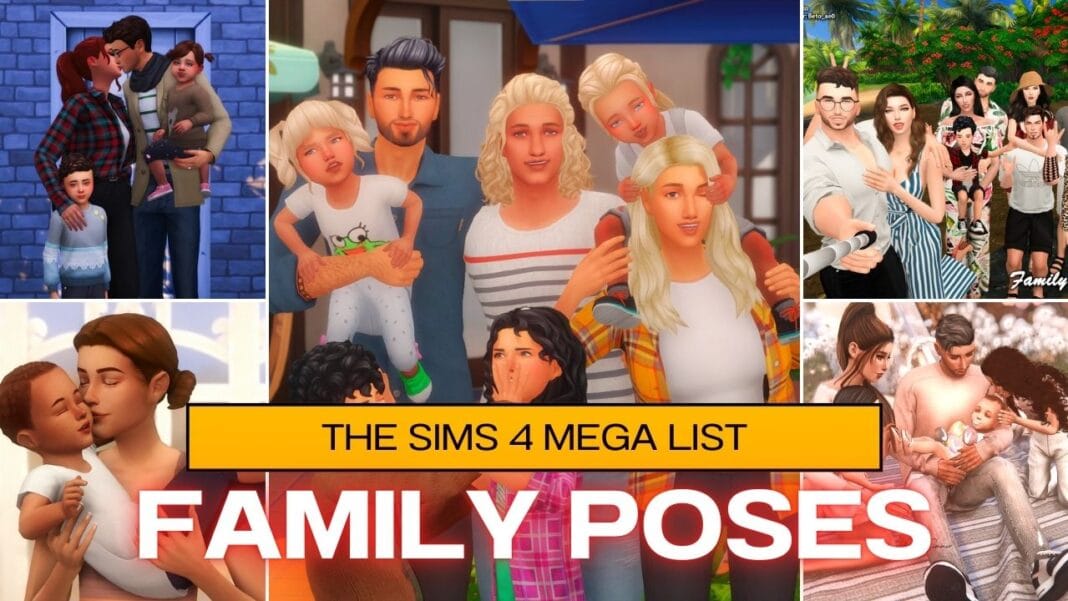 35+ Sims 4 Cute Family Poses to Create Unforgettable Memories