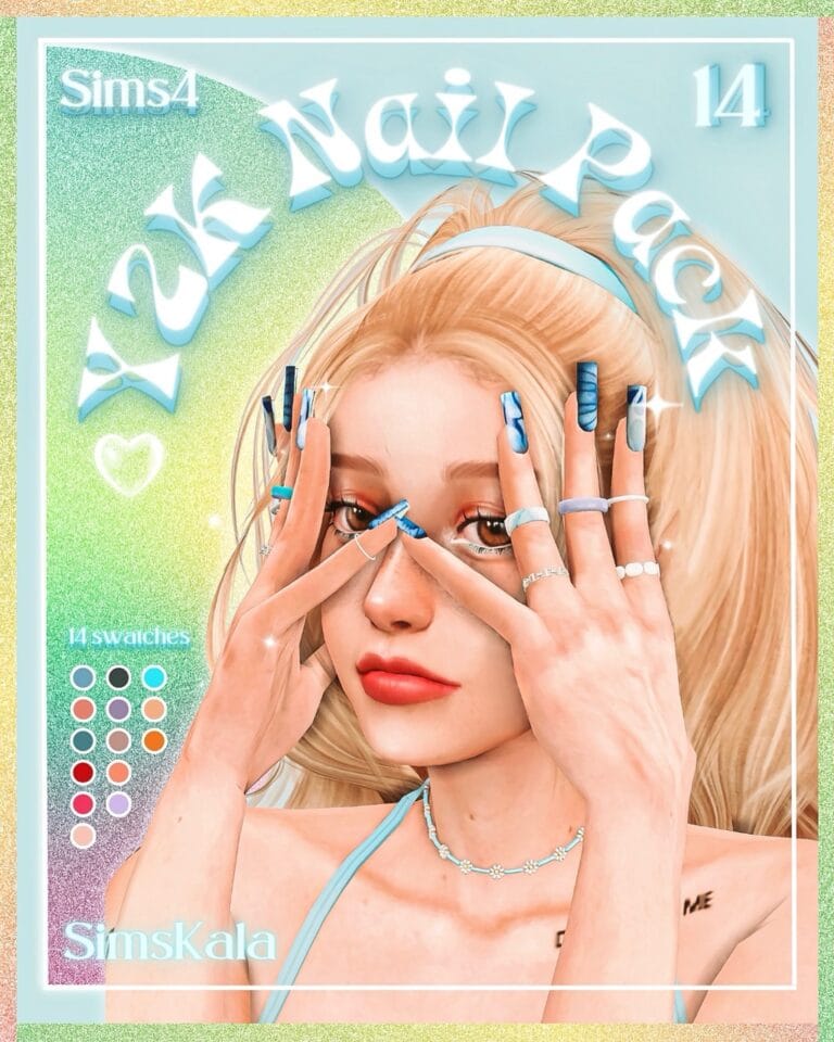 40+ Sims 4 Nails CC You Need in Your Game | Sims 4 Nailpolish