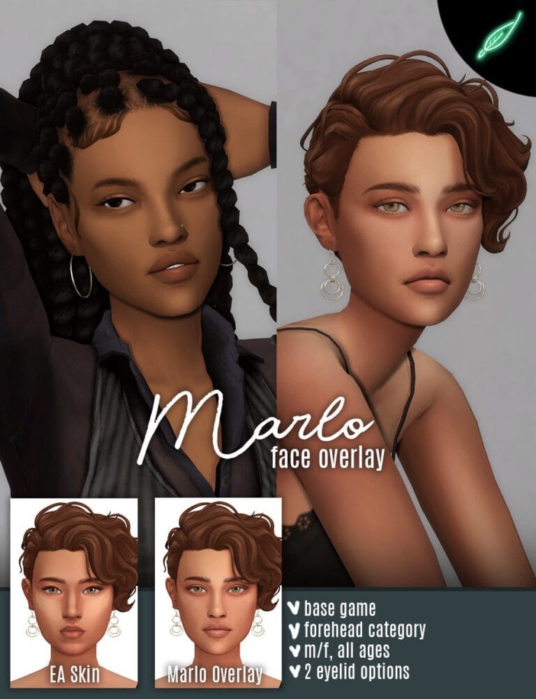 40+ Best Sims 4 Skin Overlay Mods - Face & Body Skin CC