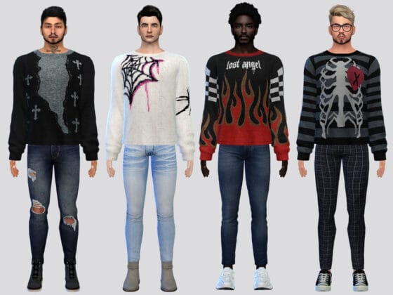 50+ Sims 4 Goth CC: Clothes, Outfit, Hair, Shoes, & Makeup
