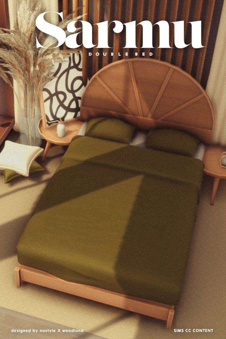 80+ Best Sims 4 Bed CC - Single, Double, Toddler Bed & more