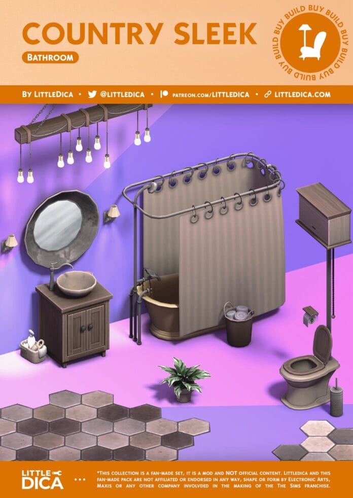 30+ Best Sims 4 Bathroom CC – Showers, Bathtubs & Clutter