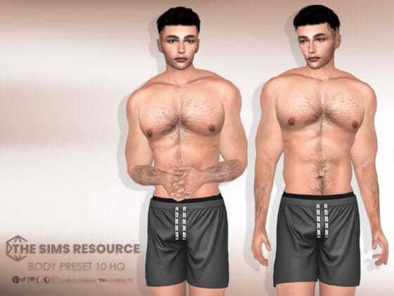 Sims 4 Male Body Preset: Best CC for Realistic Male Sims